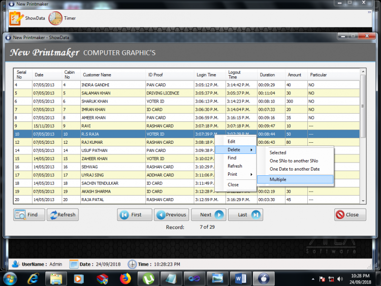 New Print-maker Cyber Cafe Timer using VB.NET and MS Access with Source Code | SourceCodester